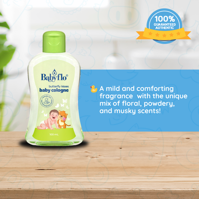Babyflo Baby Cologne Butterfly Kisses 100ml x2 | Lazada PH