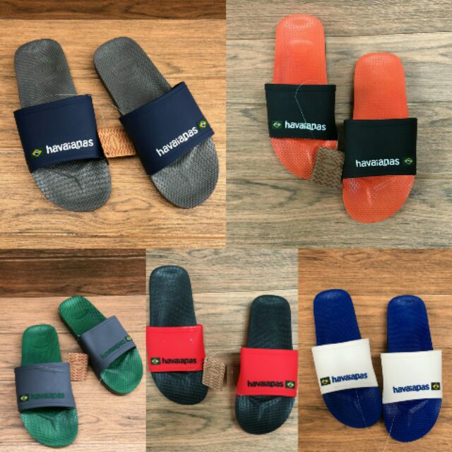 CWS-HAVS PLAIN RANDOM ONE STRAP HAVS SLIDES FOR UNISEX SLIPPER HIGH ...
