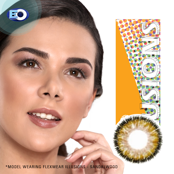 EO Flexwear Illusions Colored Contact Lenses with Free Solution ...