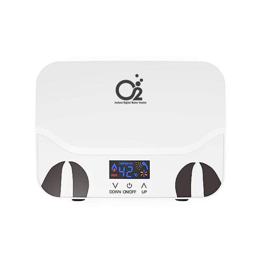 O2 Plastic Type Digital Water Heater with new improved showerhead Set ...