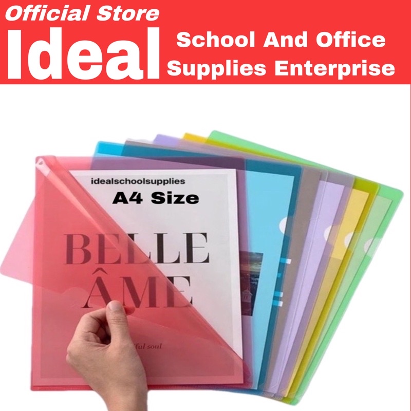 L Type Clear Folder A4 1 Pack 10 Pcs | Lazada PH