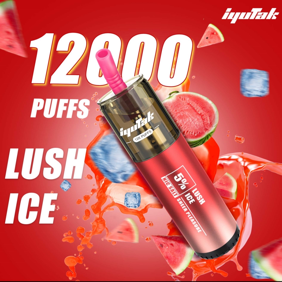 IYUTAK 5000/12000 5K/12K Puffs PLUS Puff Pods Silicone Cable Winde ...