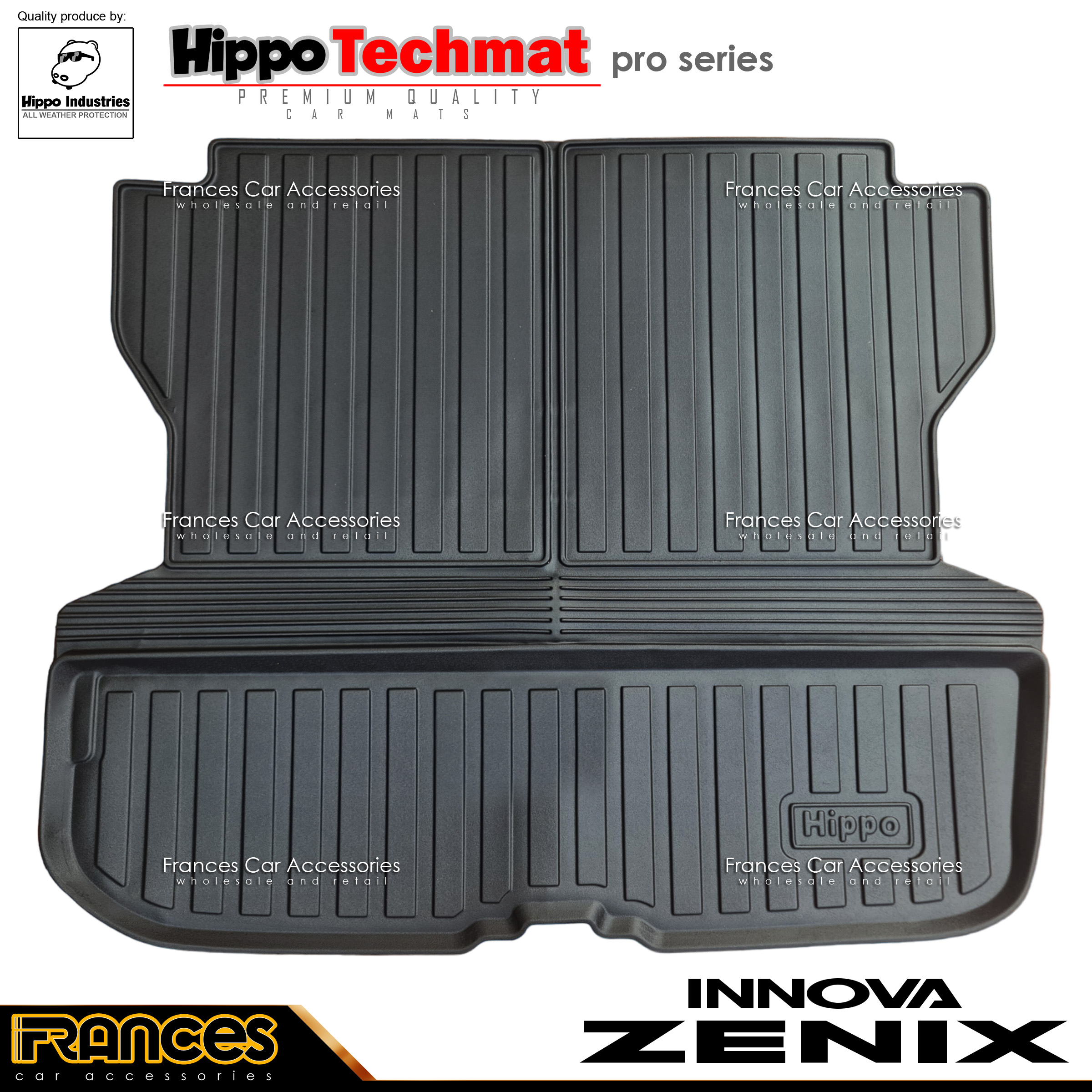 Toyota Zenix 2023-2024 Pro Serries Deep Dish Matting Rubberized ...
