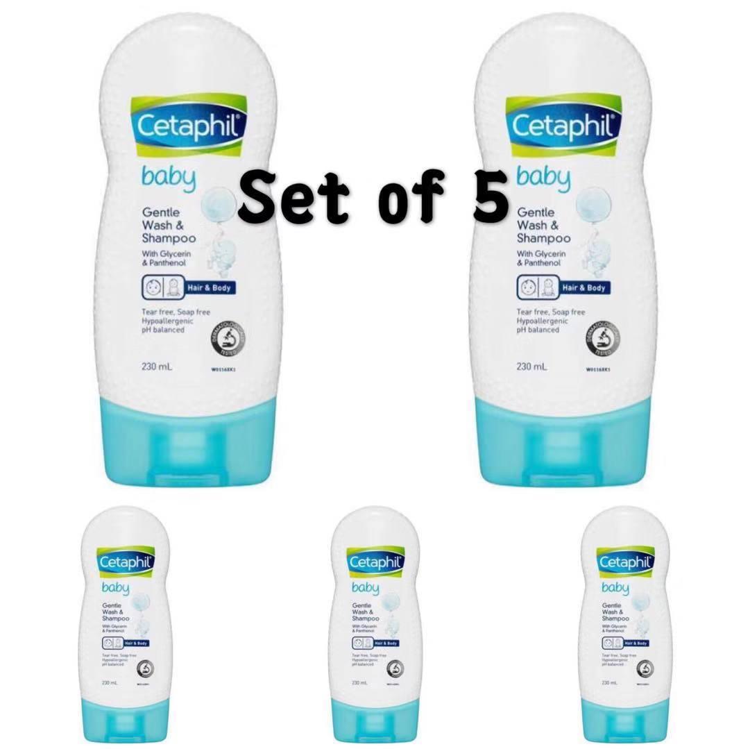 ( Set of 5 ) cetaphil baby wash＆shampoo 230ml | Lazada PH
