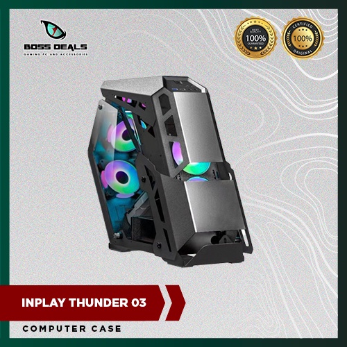 INPLAY THUNDER 03 PC CASE BLACK | Lazada PH