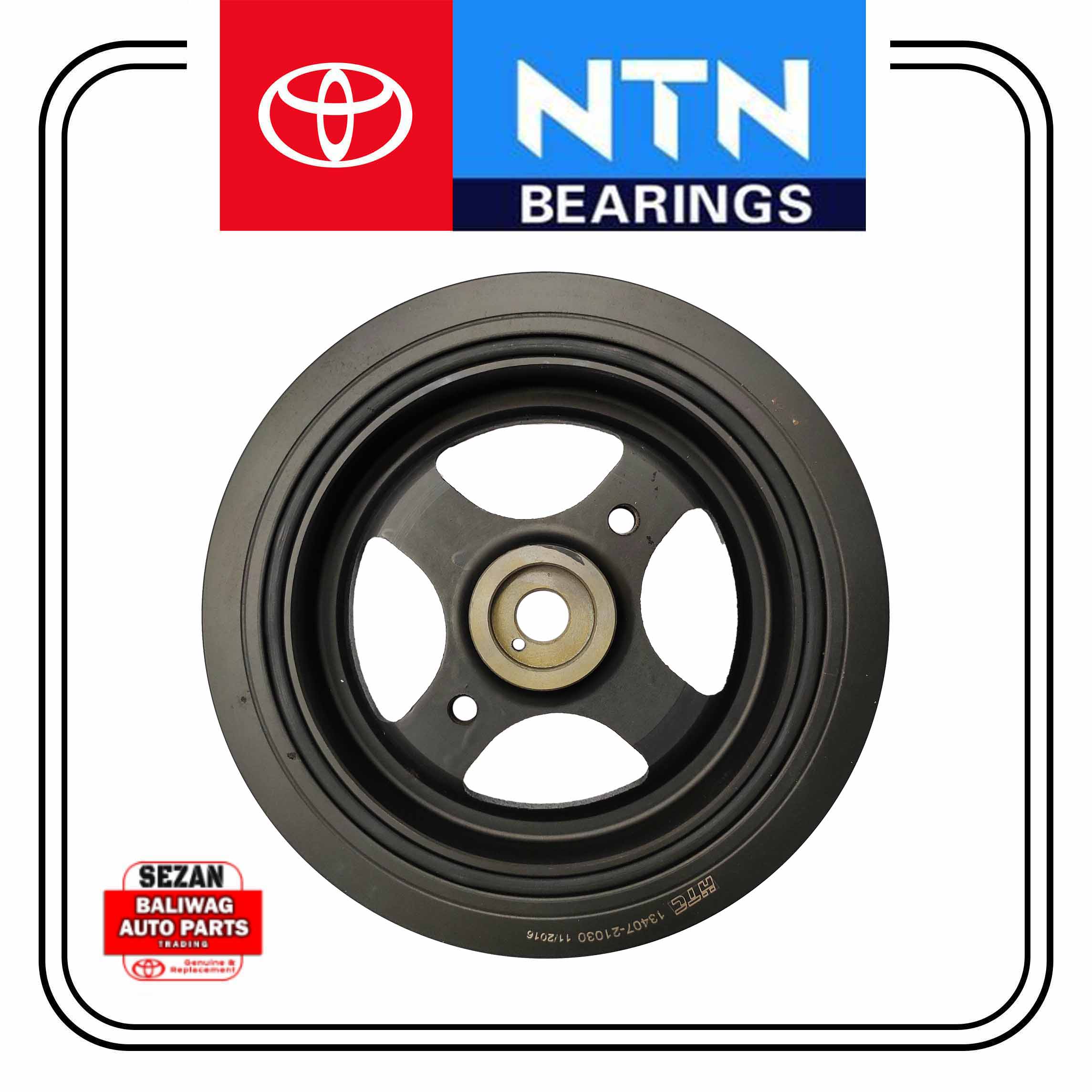 CRANKSHAFT PULLEY TOYOTA COROLLA ALTIS 2004-2007 13407-21030 ...