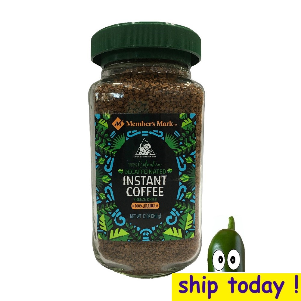 Member's Mark Colombian Decaffeinated Instant Coffee 340g Members Decaf ...