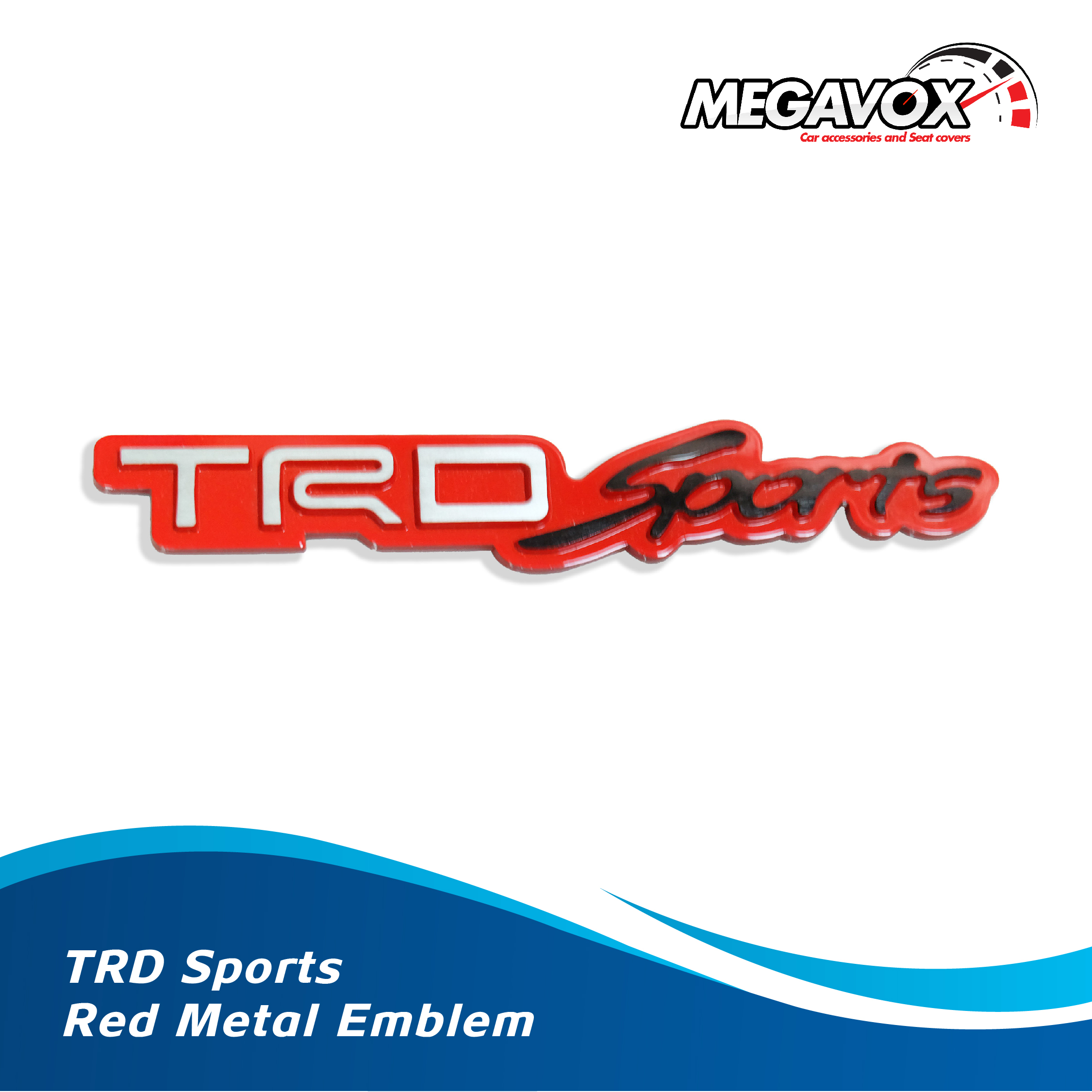 TRD Sports Red Metal Emblem | Lazada PH