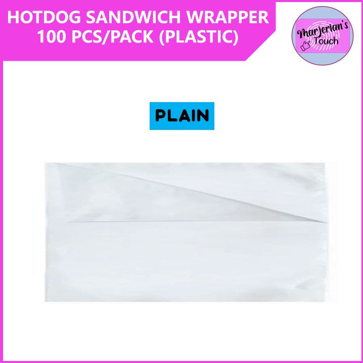 HOTDOG SANDWICH WRAPPER / PLASTIC / 100 PCS PER PACK | Lazada PH