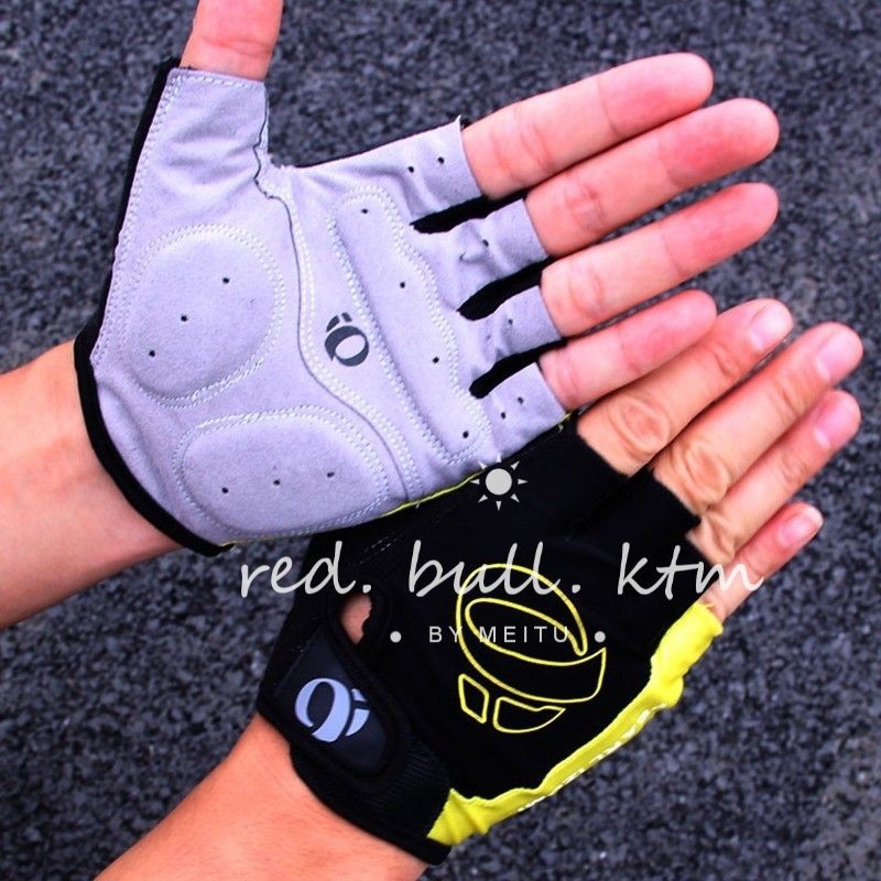 Bike Half Finger Gloves Sport Mountain Motorcycle Antiskid Cycling Gel ...