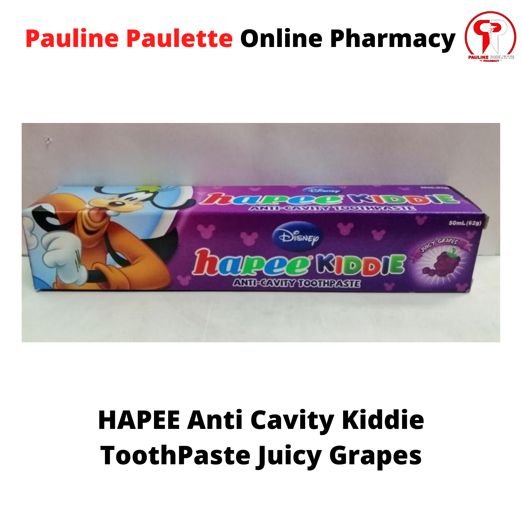 HAPEE Anti Cavity Kiddie ToothPaste Juicy Grapes | Lazada PH
