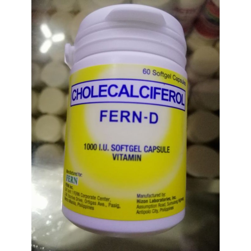 FERN D ACTIV MILKCA in 60s and 120s bottle (Vitamin D C B Calcium Zinc ...