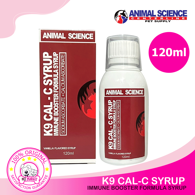 Animal Science K9 Cal-C Syrup Immune System Booster Formula Syrup ...