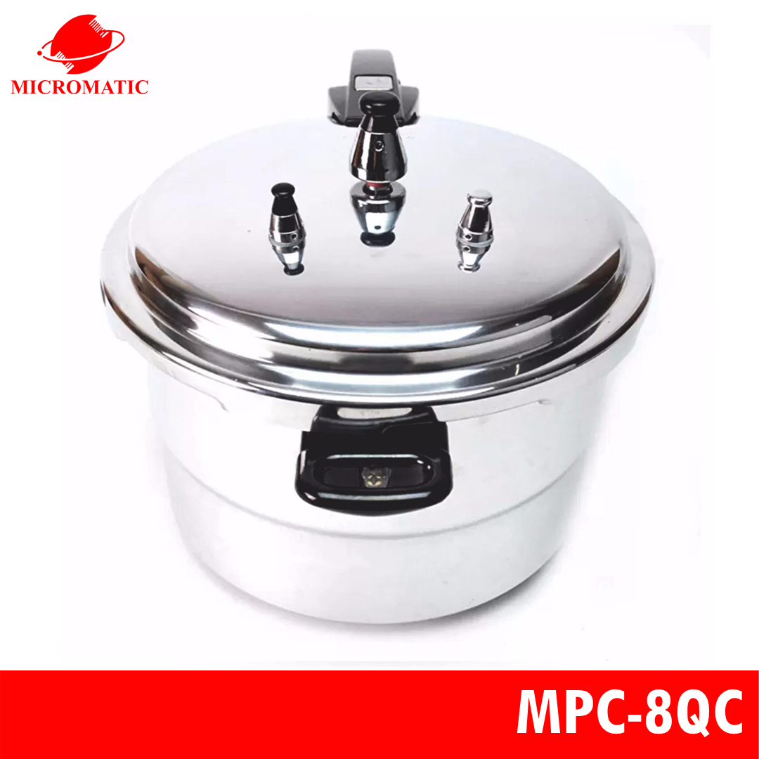 Micromatic MPC-8QC 8 Quarts Pressure Cooker (Silver) | Lazada PH