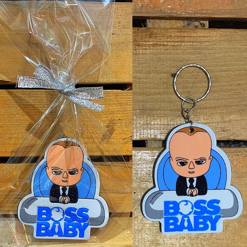 DIY Boss Baby Keychain Souvenir Giveaway Baptism Christening Birthday ...