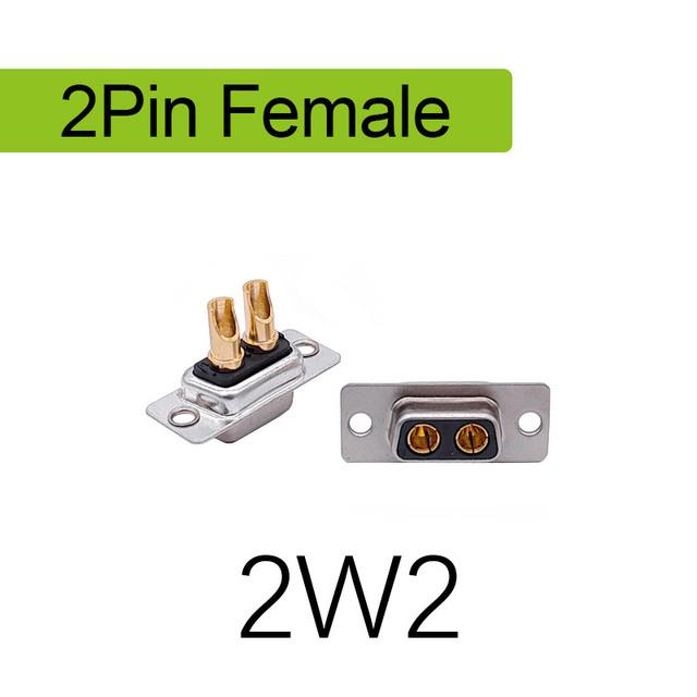1PCS 2W2 2V2 30A 2 PIN Gold plated male female high current Connector D ...