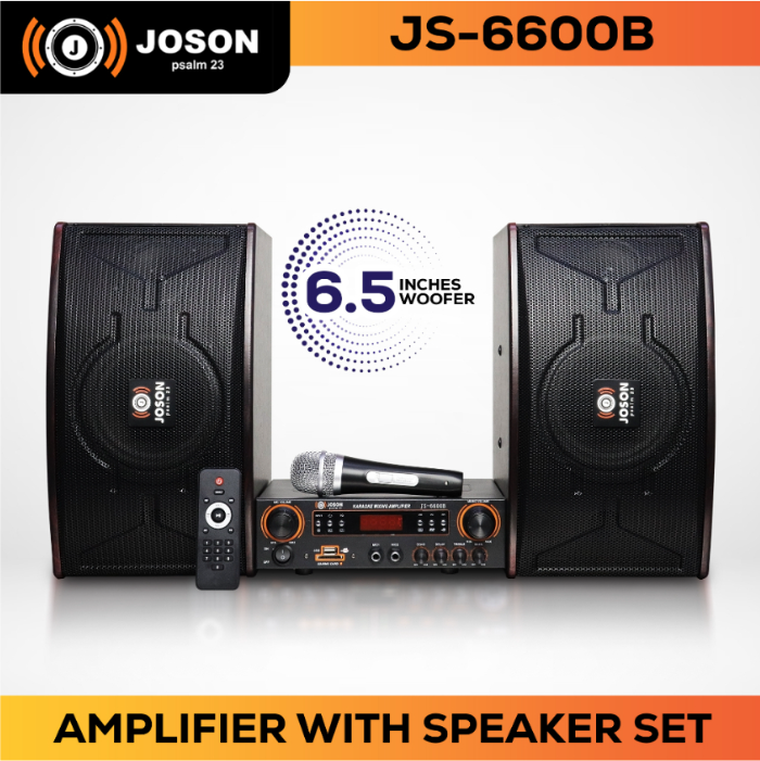 JOSON Professional Karaoke Aodio Systen JS-6600 6 INCH Speaker And ...
