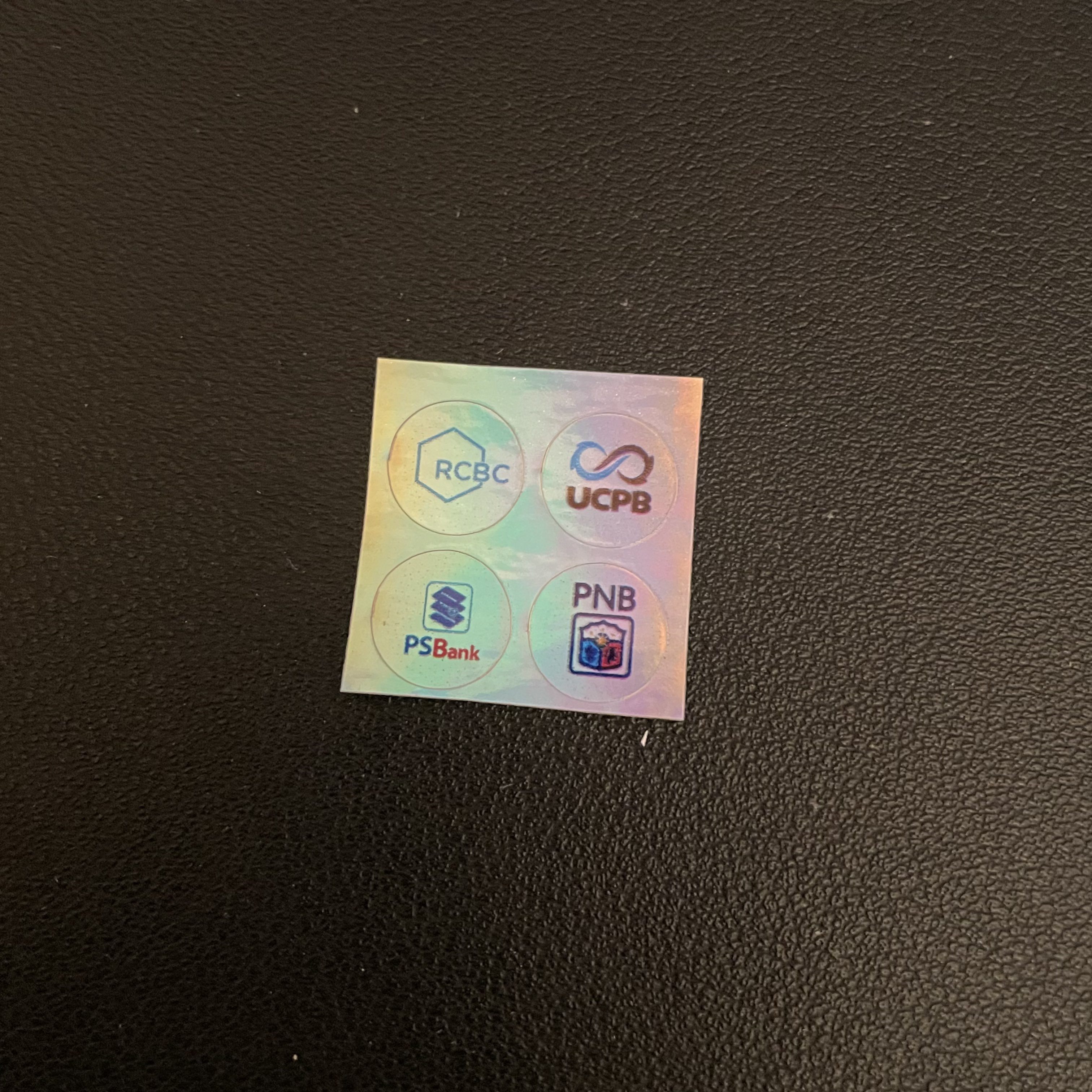 CVV Holographic Sticker Cover- Bank Logos | Lazada PH