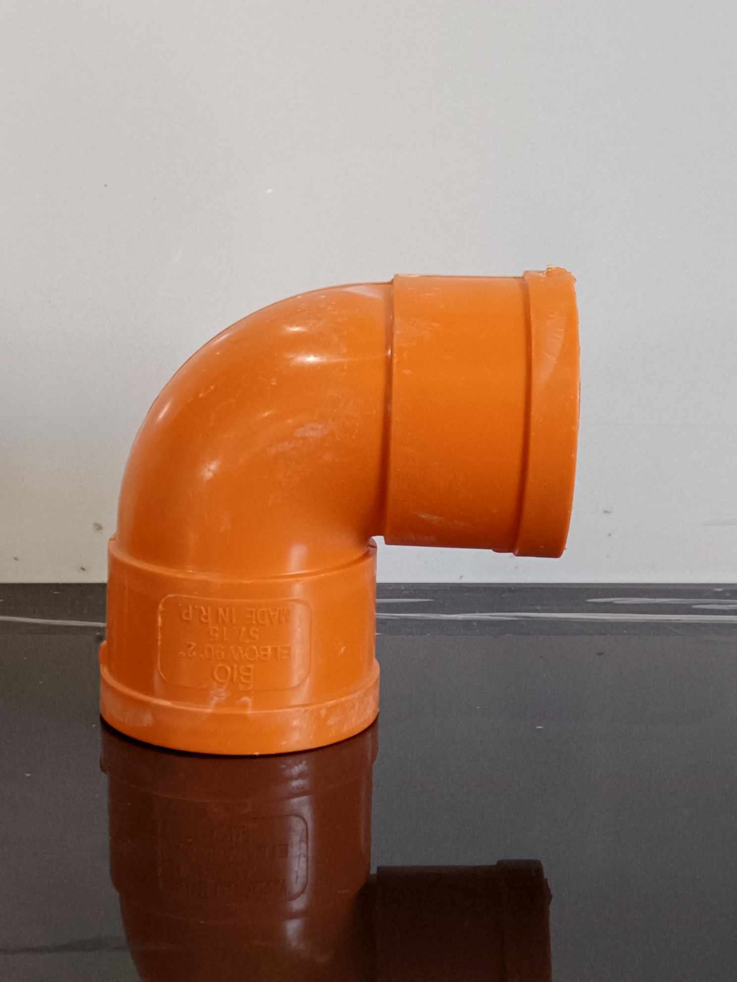 BIOPIPE PVC ORANGE ELBOW 1/4 BEND (90 DEGREES) | SIZE 2 INCH 3 INCH 4 ...