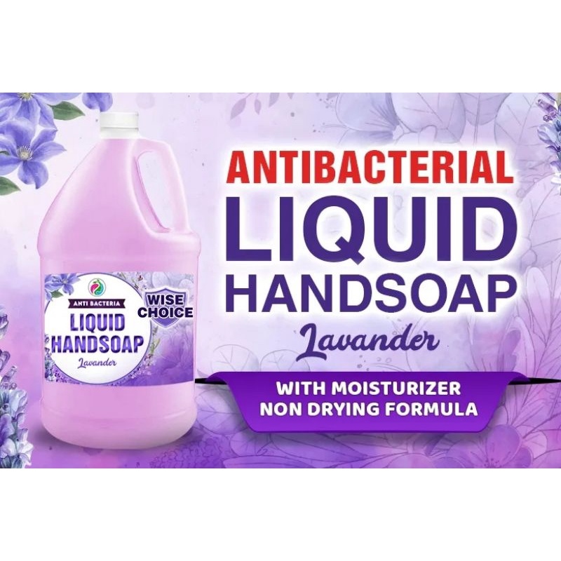 Wise Choice LIQUID HAND SOAP Lavander 1Gallon Antibacterial | Lazada PH
