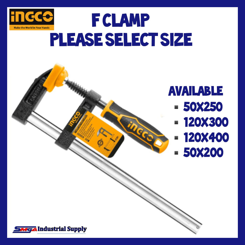INGCO F CLAMP PLEASE SELECT SIZE | Lazada PH