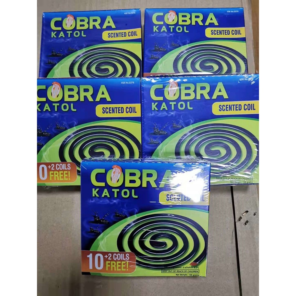 Scented Cobra Katol Mosquito Coil 10 2 coils FREE | Lazada PH