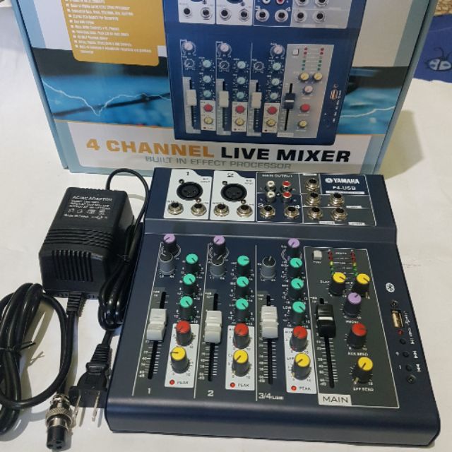 Yamaha F4-USB 4 channel mixer with bluetooth | Lazada PH