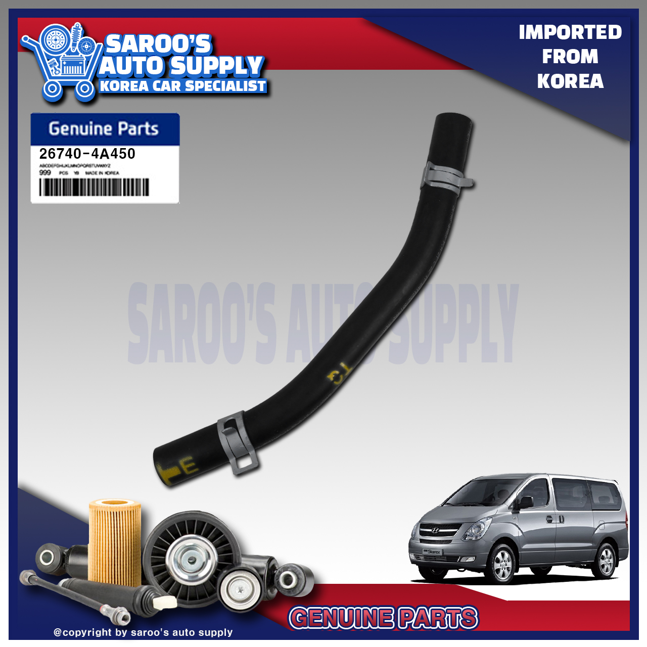 [Genuine] Breather hose For Hyundai Grand Starex (07-22) Original Parts ...