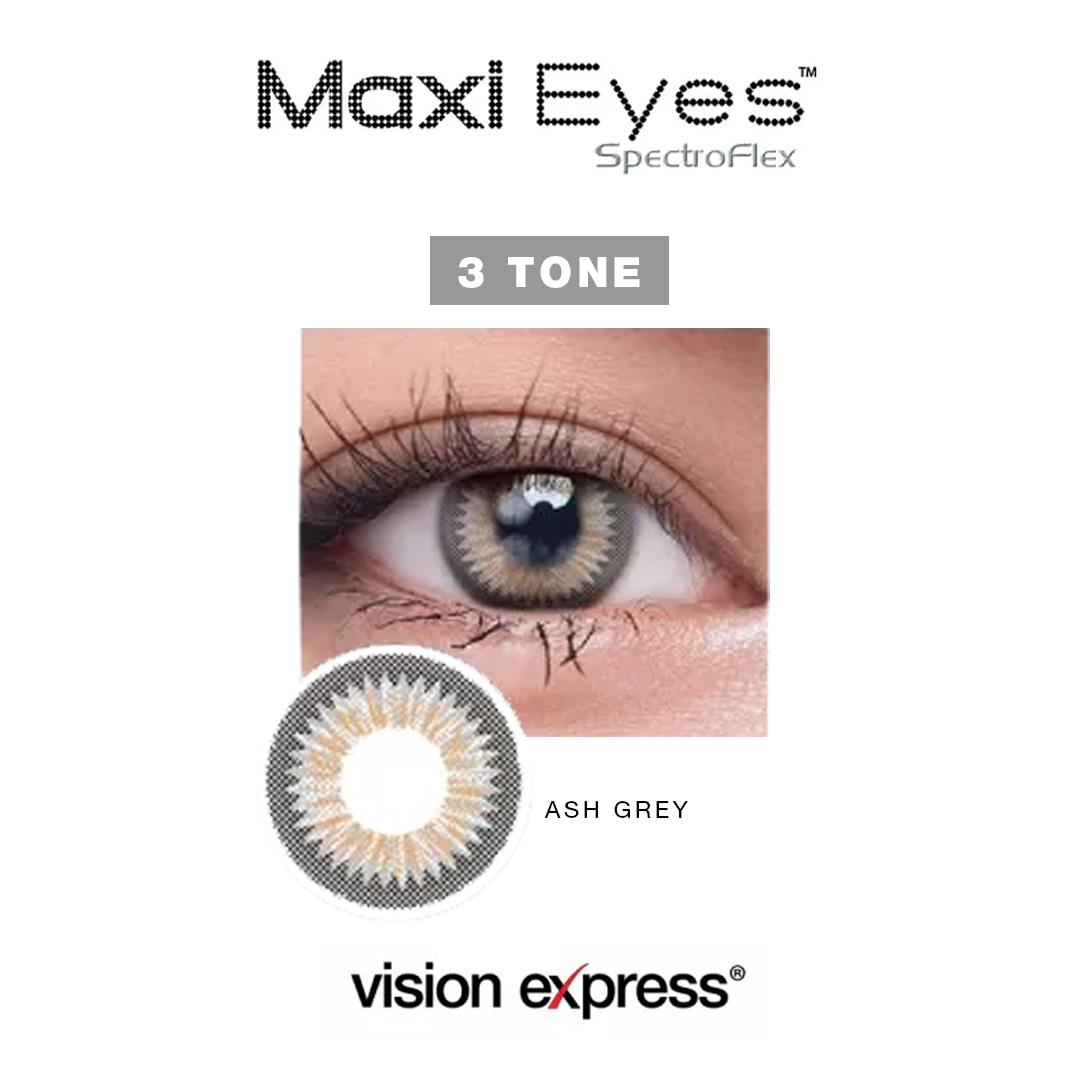 Vision Express Maxi Eyes 3 Tone Natural Series Colored Graded Contact ...