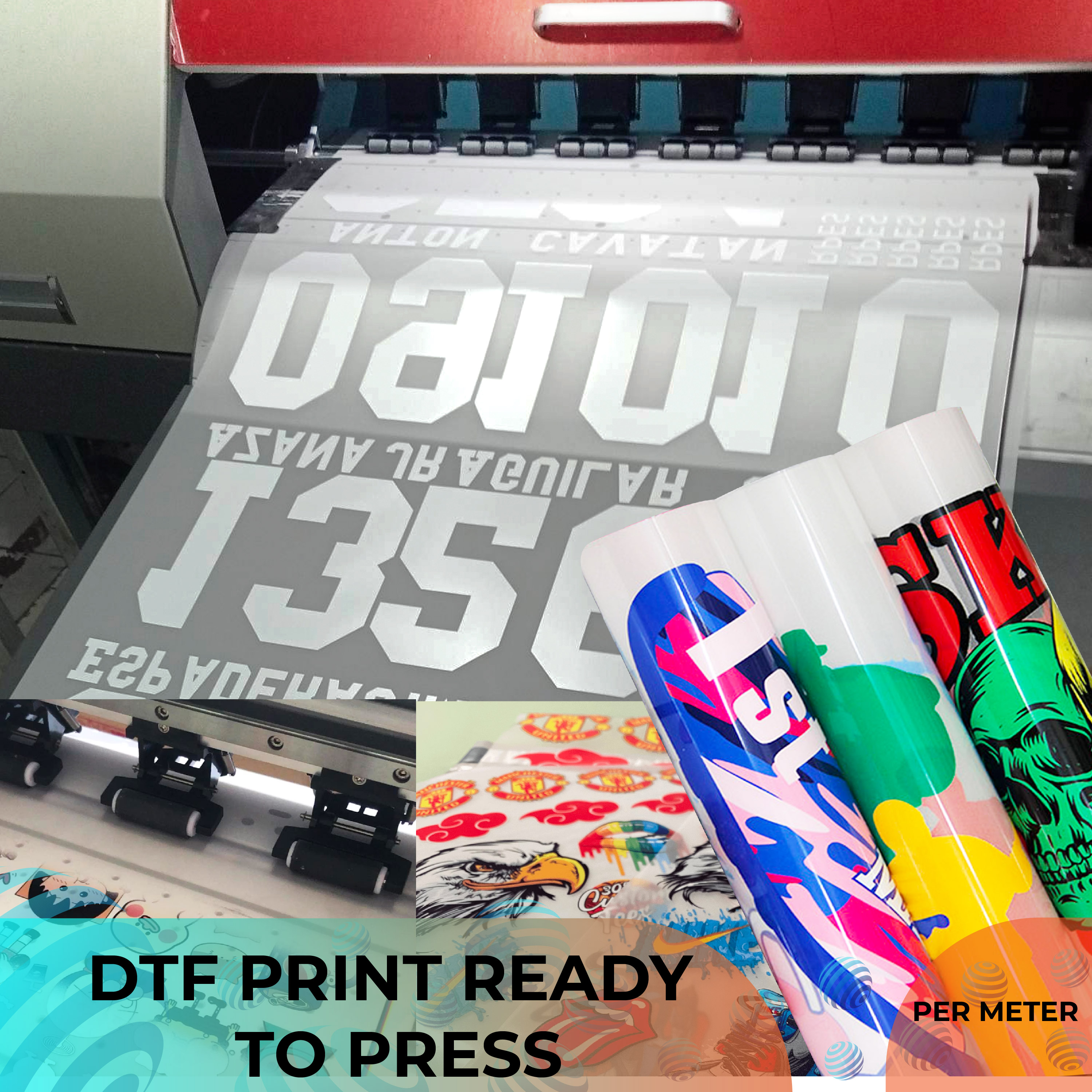 ADS DTF (direct to film) Print Ready to press 1 meter Ready to Press ...