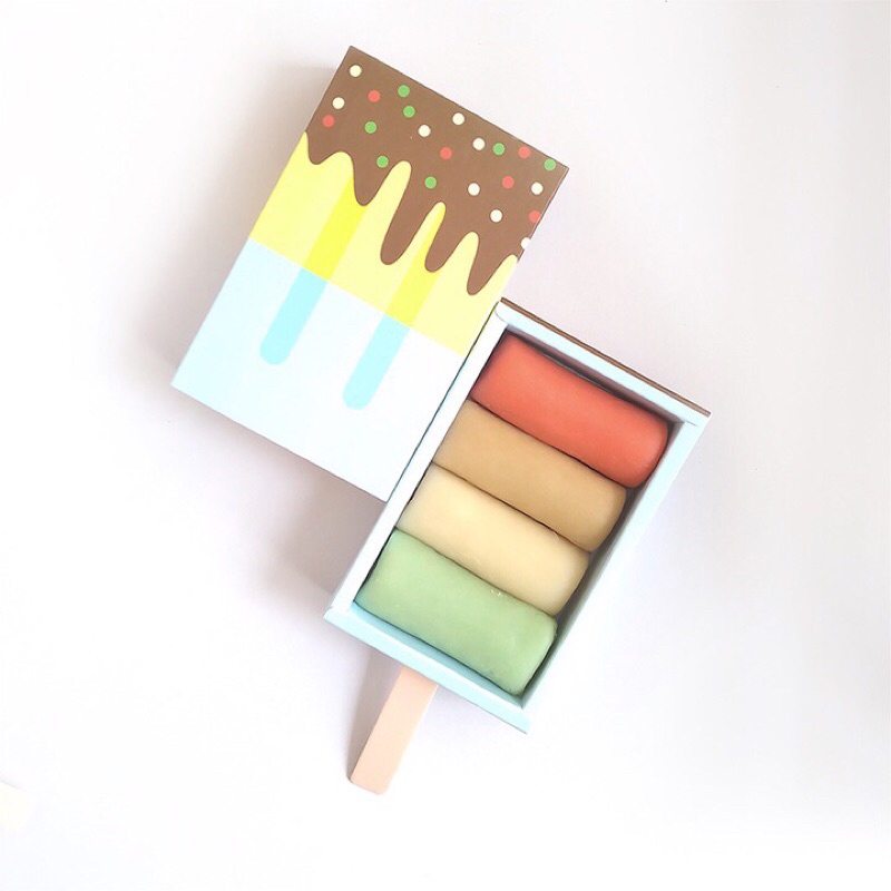 Slime Kit Complete Set Popsicle Playdough (Food Grade 100 Non-Toxic ...