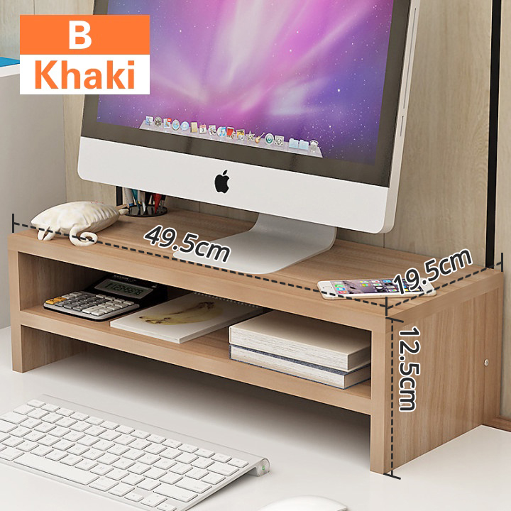 CREZI Monitor Rack，Computer Monitor Heightened Shelf Heightened Base ...