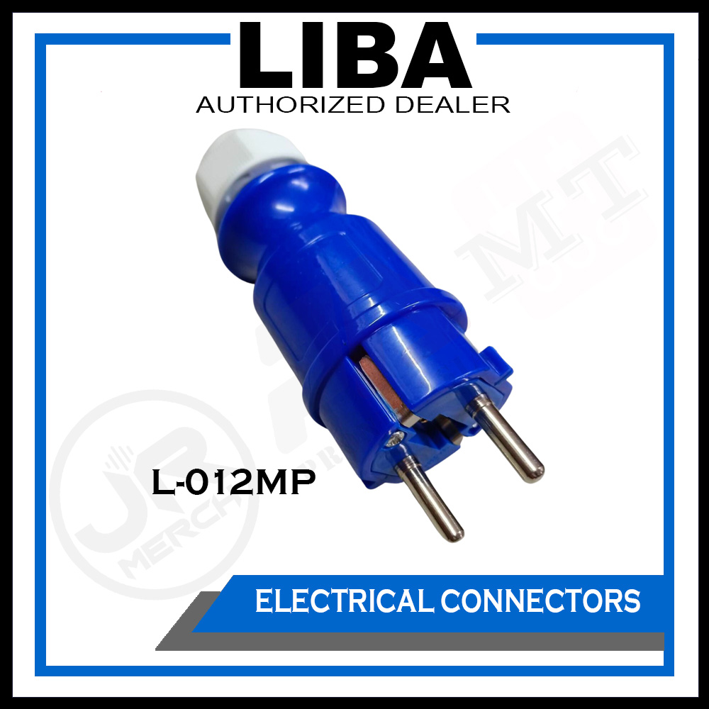 Liba Shuko Male Plug Electrical Connector 16 Ampere (L-012MP) Heavy ...