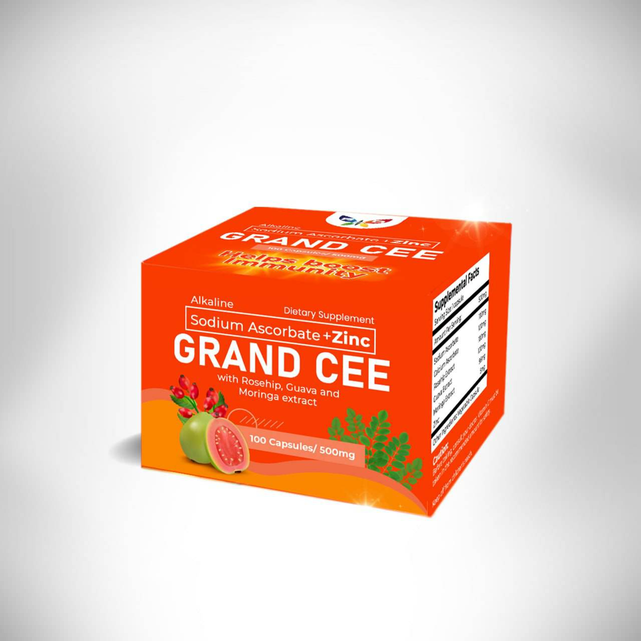 Grand Cee Plus Zinc - Alkaline (100 caps) | Lazada PH