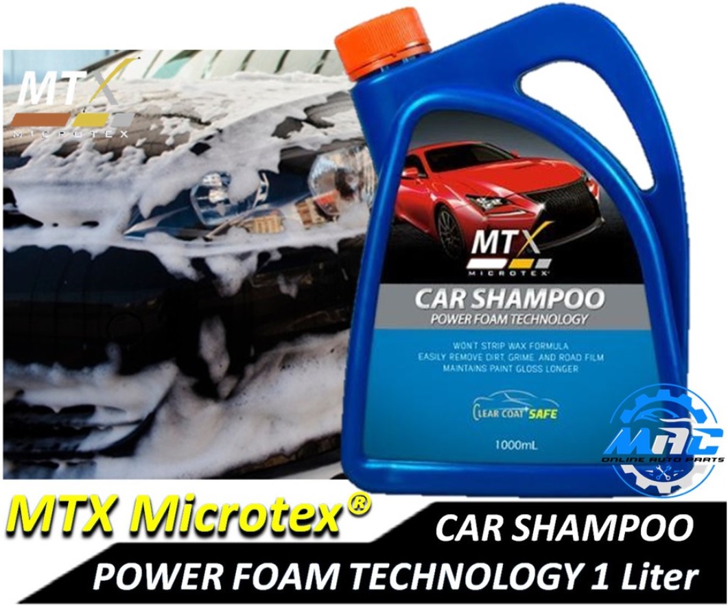 Microtex Car Shampoo Power Foam Technology MA-S101 1 Liter | Lazada PH