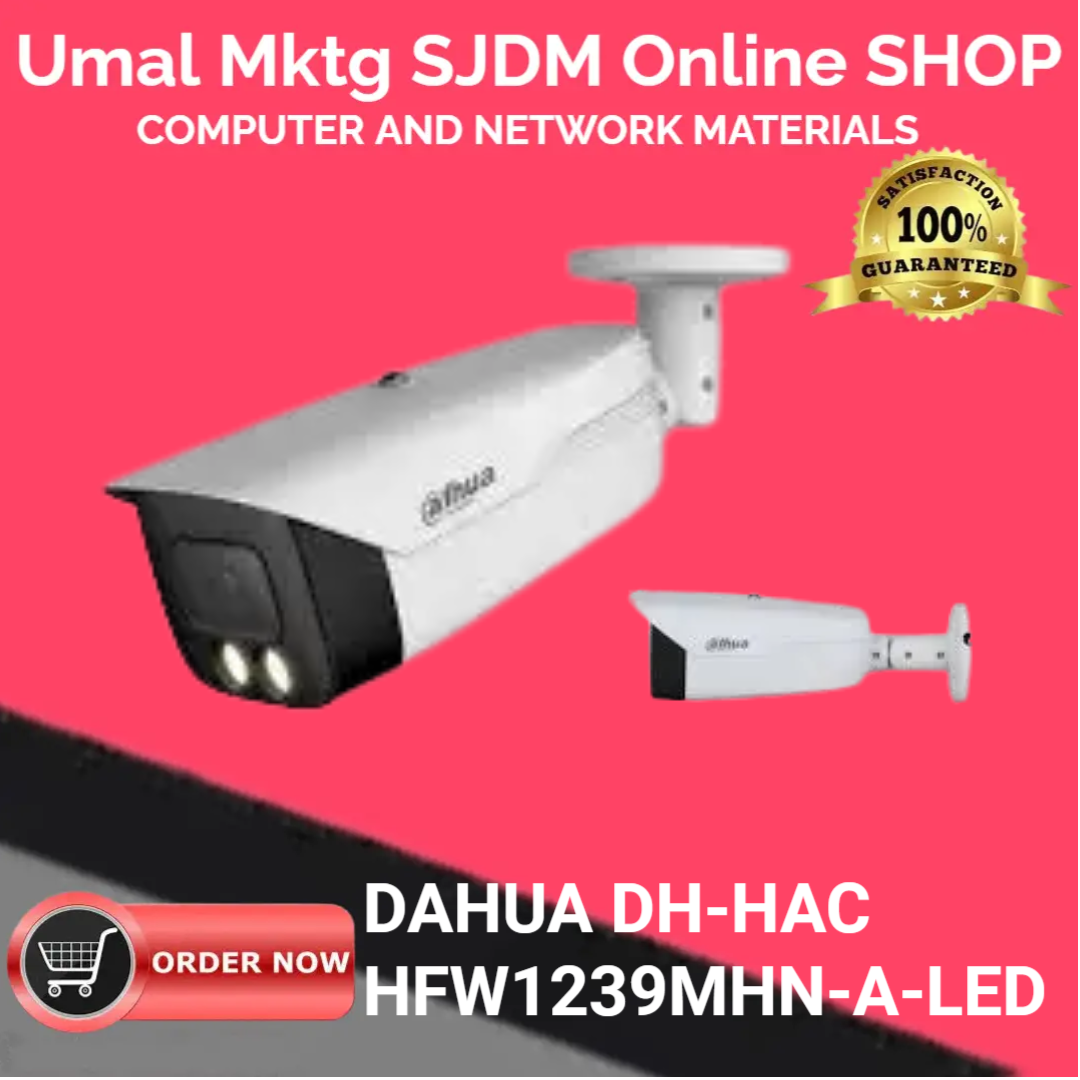 DH-HAC-HFW1239MHN-A-LED 2MP DAHUA FULL COLOR BULLET (Big) CAMERA (with ...
