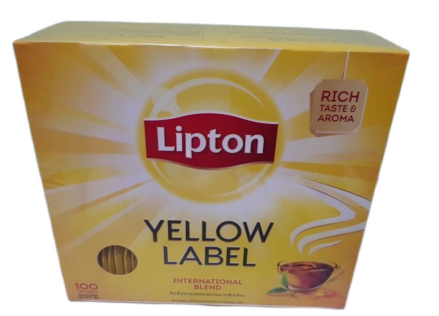LIPTON TEA Yellow Label - International Blend (pack 1 box of 100 pieces ...