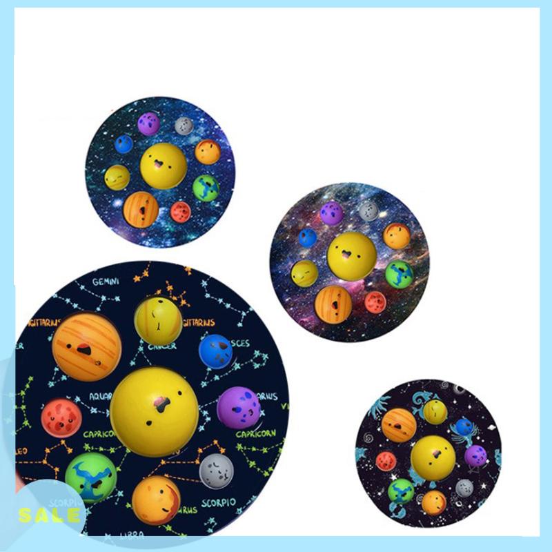 【Mercury Moon】 Finger Bubble Eight Planets Solar System Simple Dimple ...