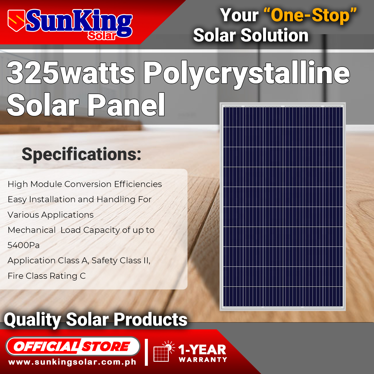 325 watts Polycrystalline Solar Panel Sunkingsolar sunking solar ...