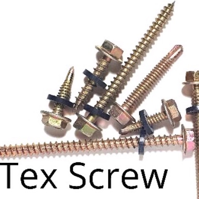 Tekscrew 1" 1-1/2" 2" 2-1/2" Roofing Screw Tek Screw Texscrew For Metal ...