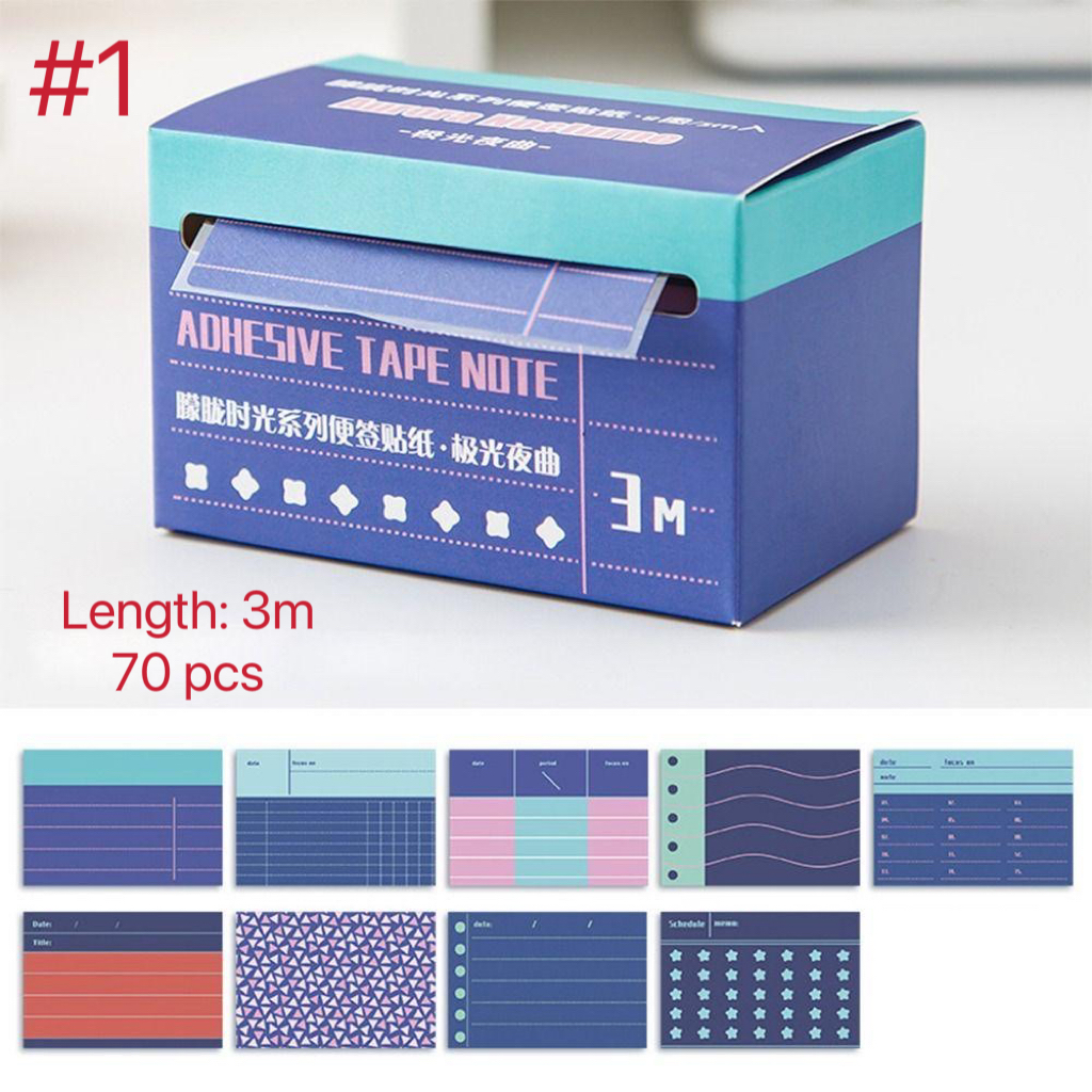 Creative boxed pull-out note stickers to mark message classification ...