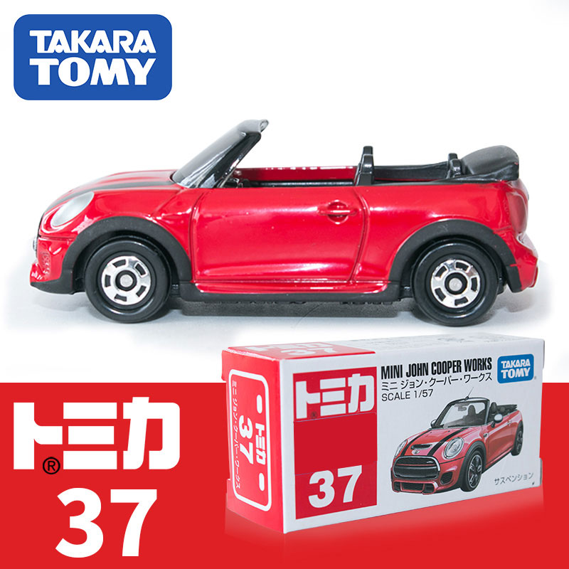 TOMY TOMICA alloy toy car model 37 BMW MINI COOPER Mini Convertible ...