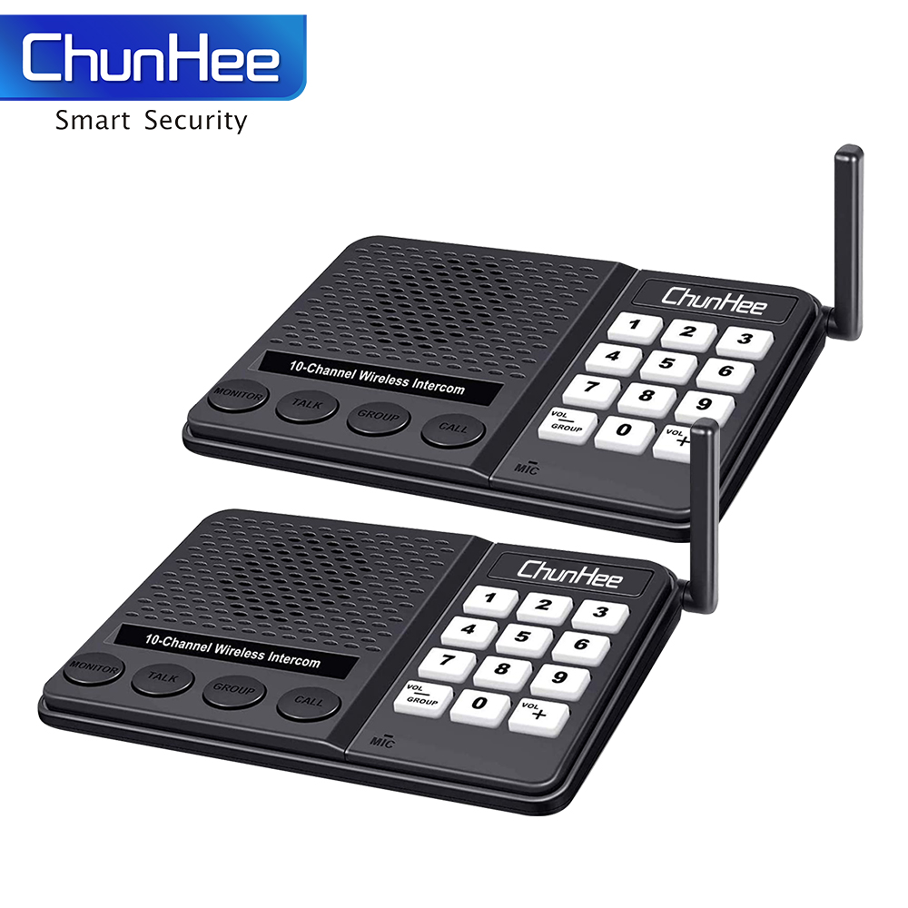 🇵🇭Chunhee Wireless Intercom System - 1500M Long Range, 27 Channels, Two ...