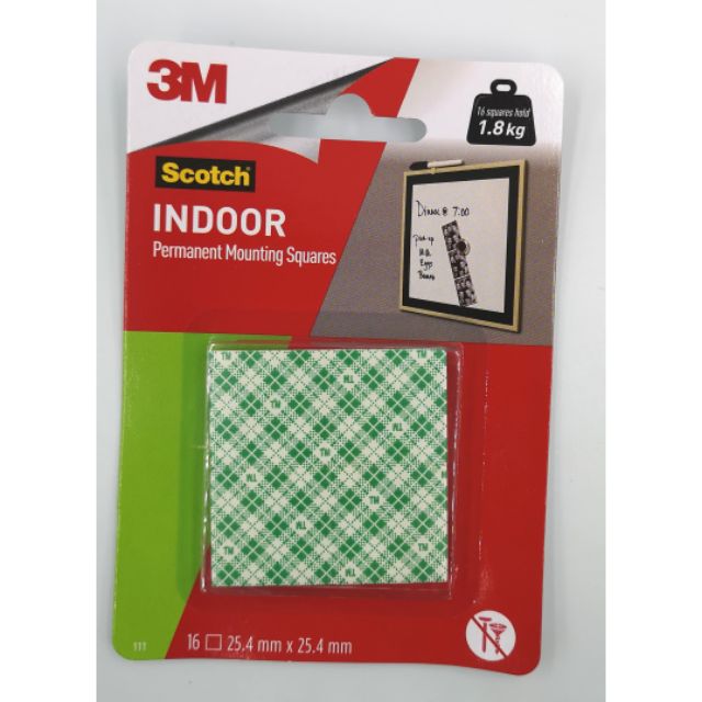 3m Scotch INDOOR Permanent Mounting Squares -5130 | Lazada PH