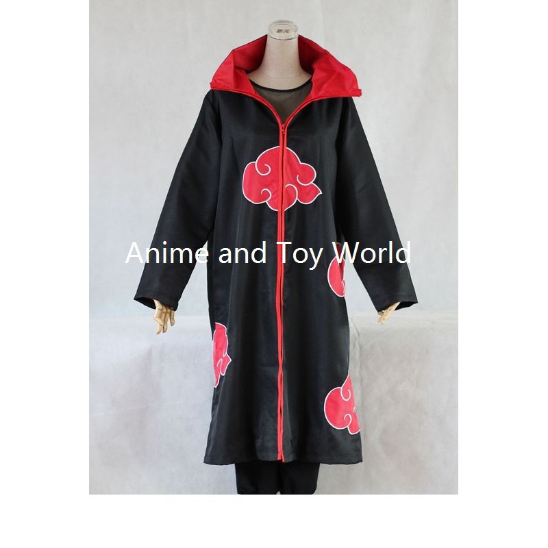 Naruto Costume Akatsuki Cloak Cosplay Sasuke Uchiha Cape Cosplay Itachi ...
