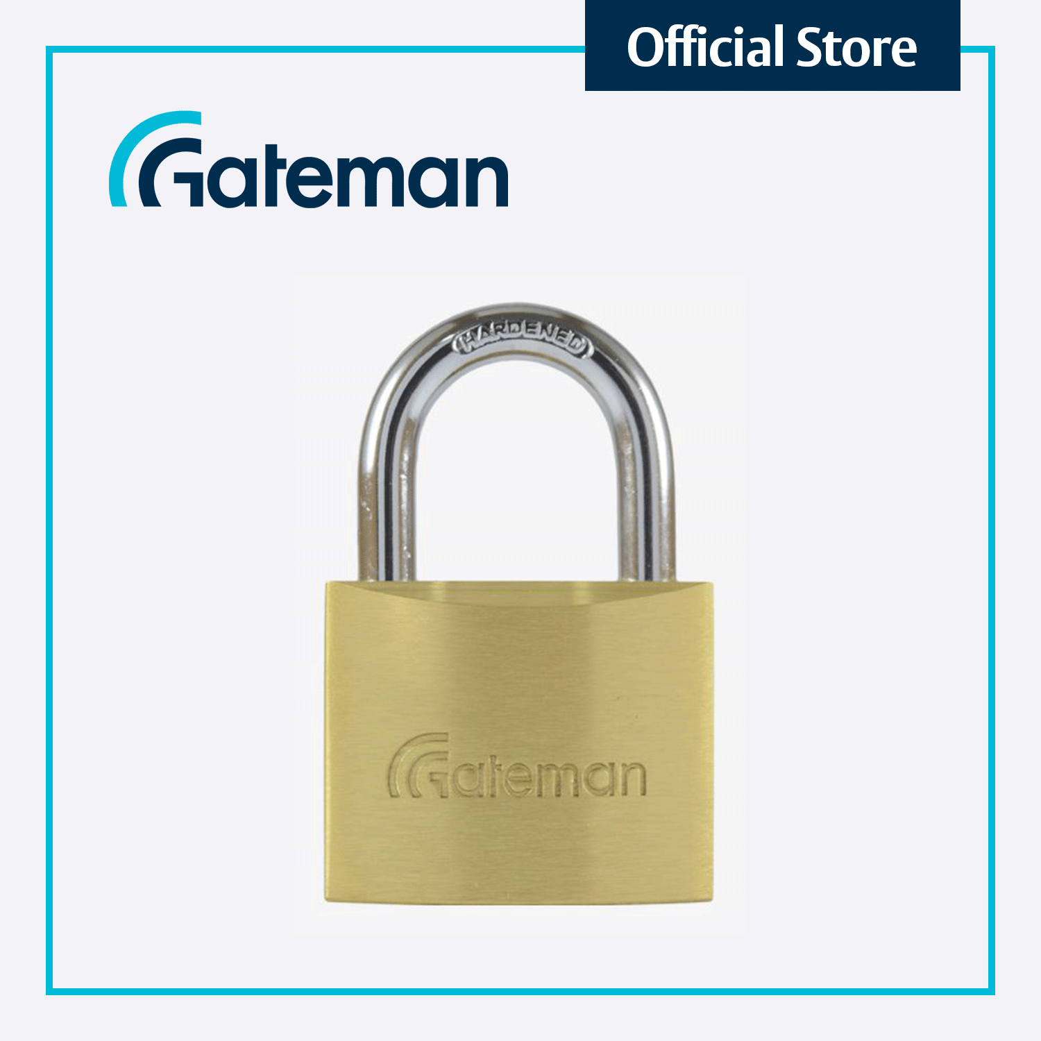 Gateman Padlock Brass 30MM HRD STL Shackle | Lazada PH