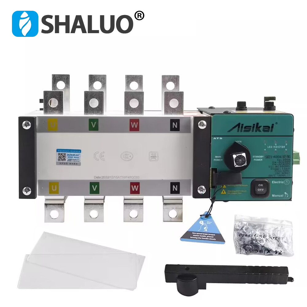 Original AISIKAI ATS 400A 630A 4P Generator Controller Dual Power ...