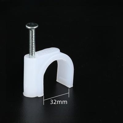 PVC Pipe Clamp PPR Pipe Clamp with Nail C shape clamp 1/2" ,3/4" ,1 ...