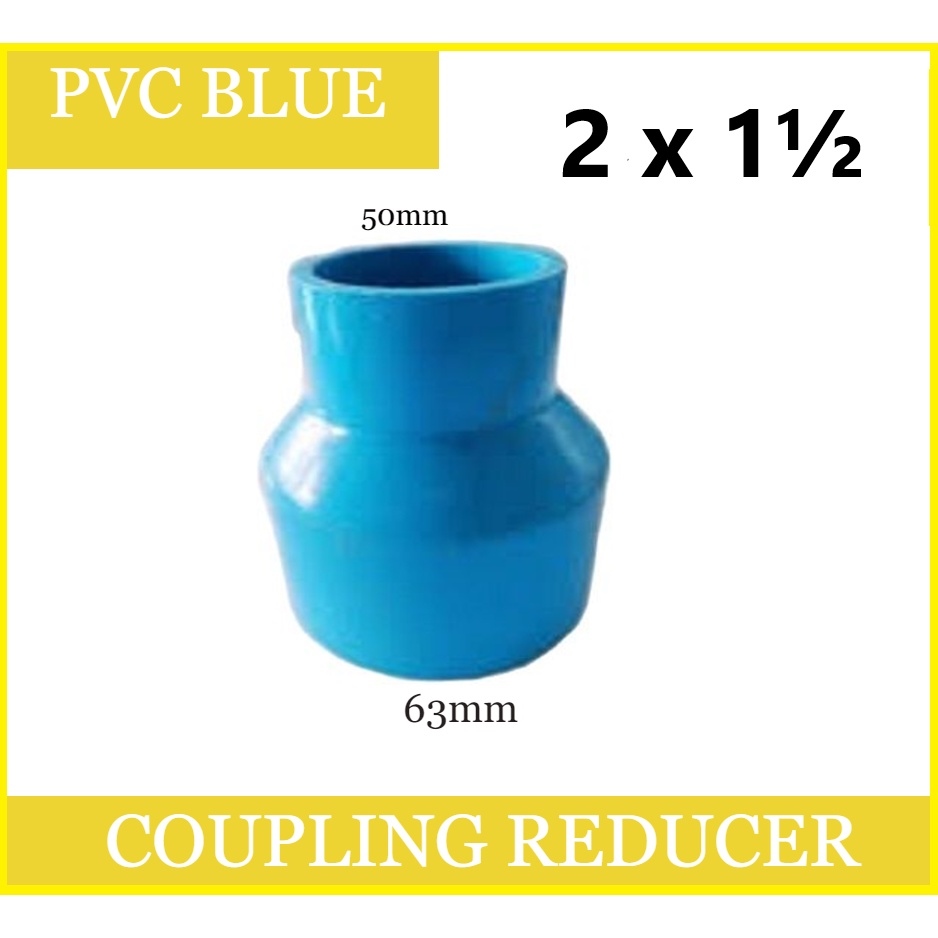 PVC Blue Coupling Reducer Or Reducer Socket For Water Lines Water Pipes ...