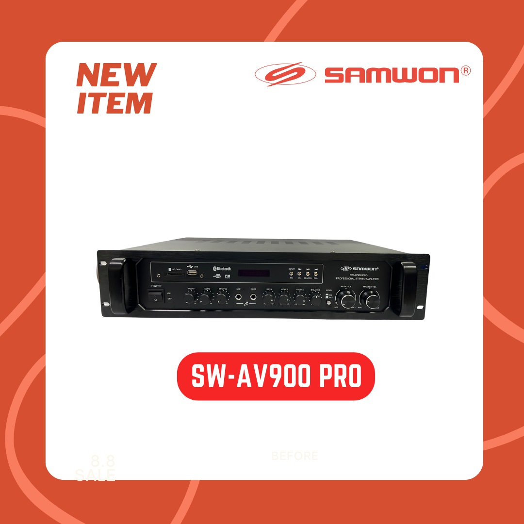 SAMWON Professional Power Amplifier 2 Channel SW-AV900PRO | Lazada PH